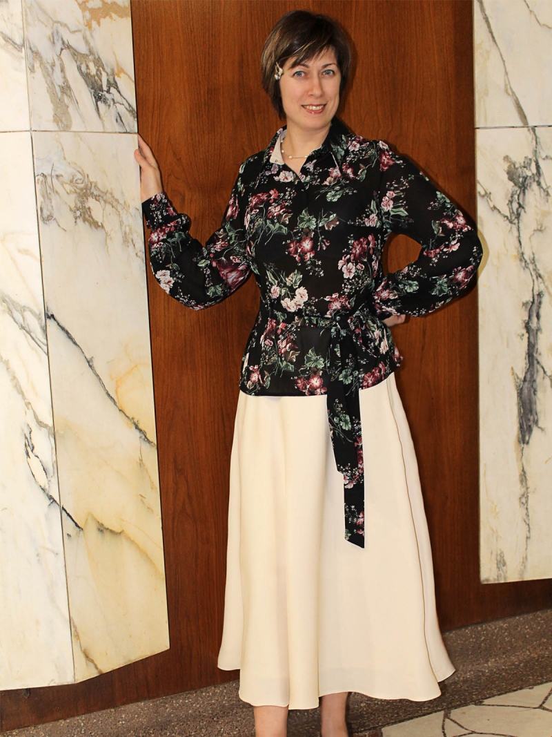 Jupe et blouse sur mesure | Couturière à Laval, Montréal - TATIA